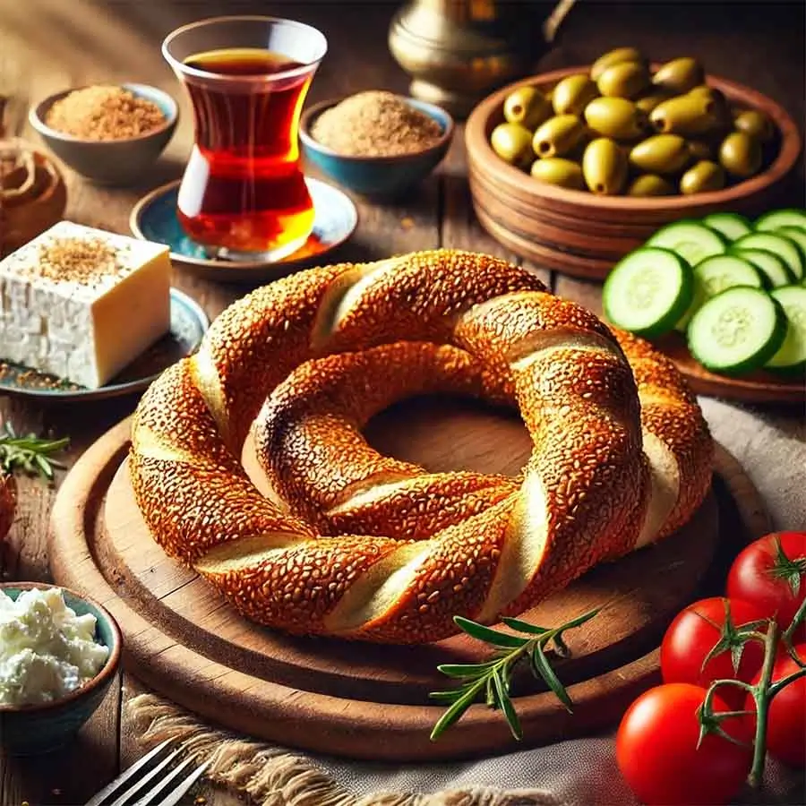 Golden Sesame Rings: Authentic Turkish Simit Recipe - Looking To Eat